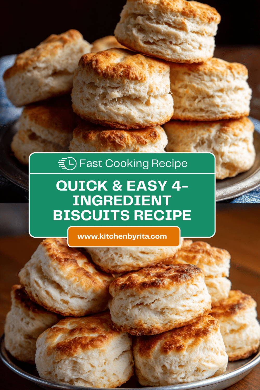 Homemade Biscuits Recipe: Quick & Easy 4 Ingredient Biscuits