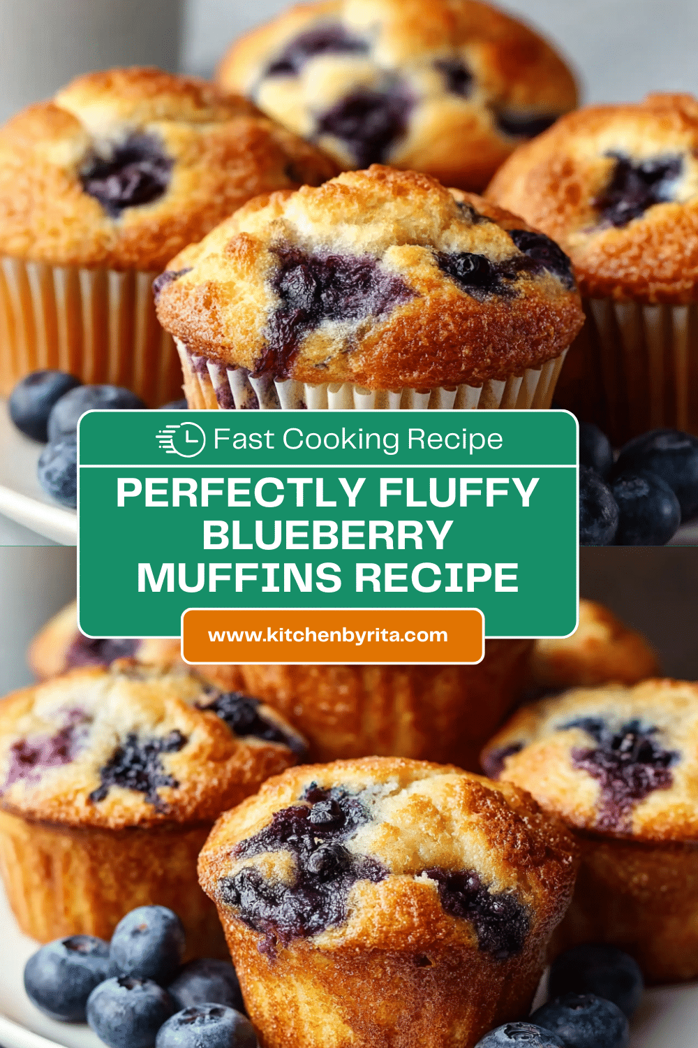 Blueberry Muffins Recipe: Juicy & Vanilla-Infused Delight