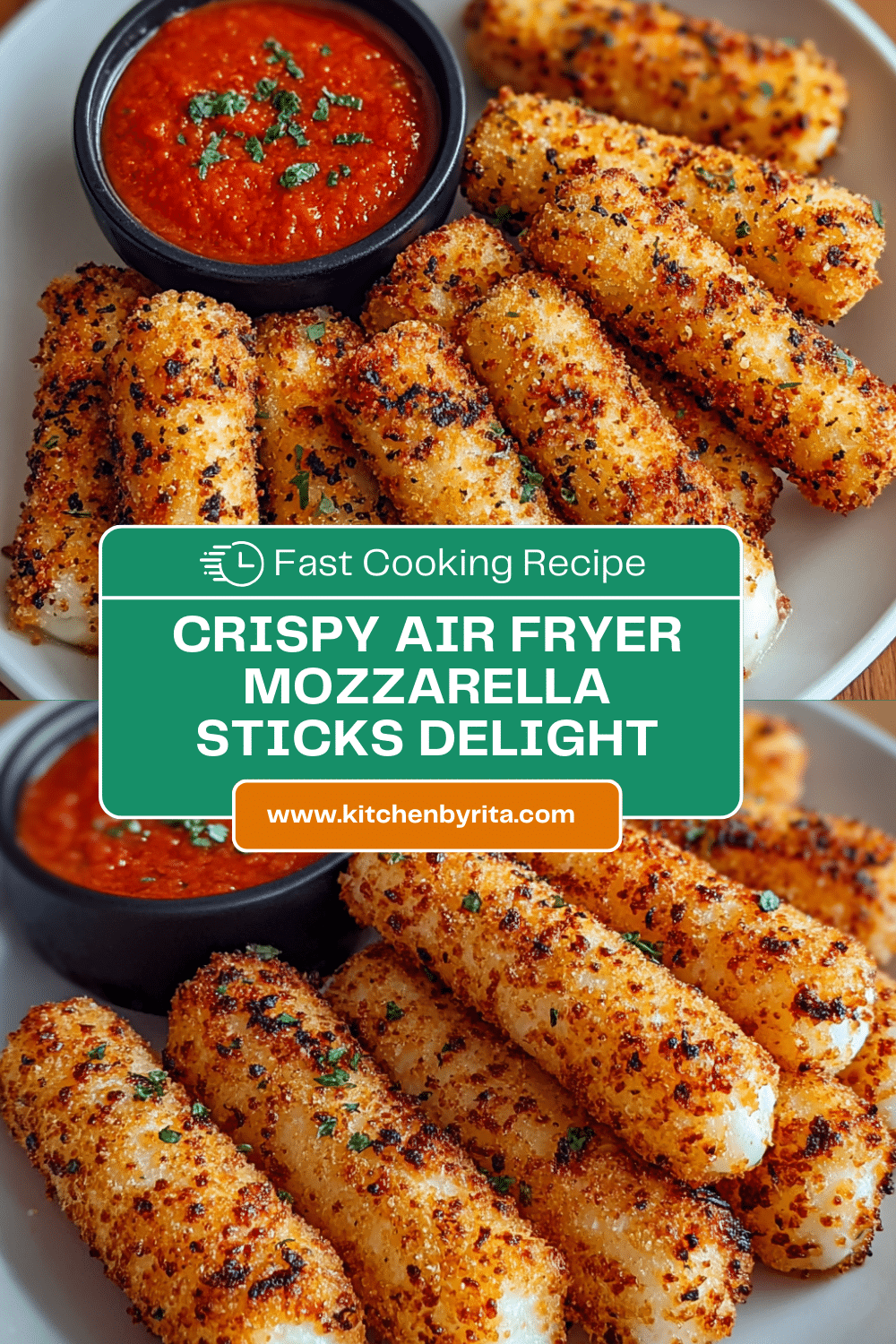 Crispy Air Fryer Mozzarella Sticks - Irresistible Crunch & Gooey Cheese